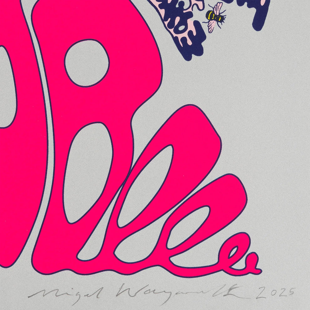 OMF 2026 Poster Art by Nigel Waymouth, Silk Screen Printed and Signed ...