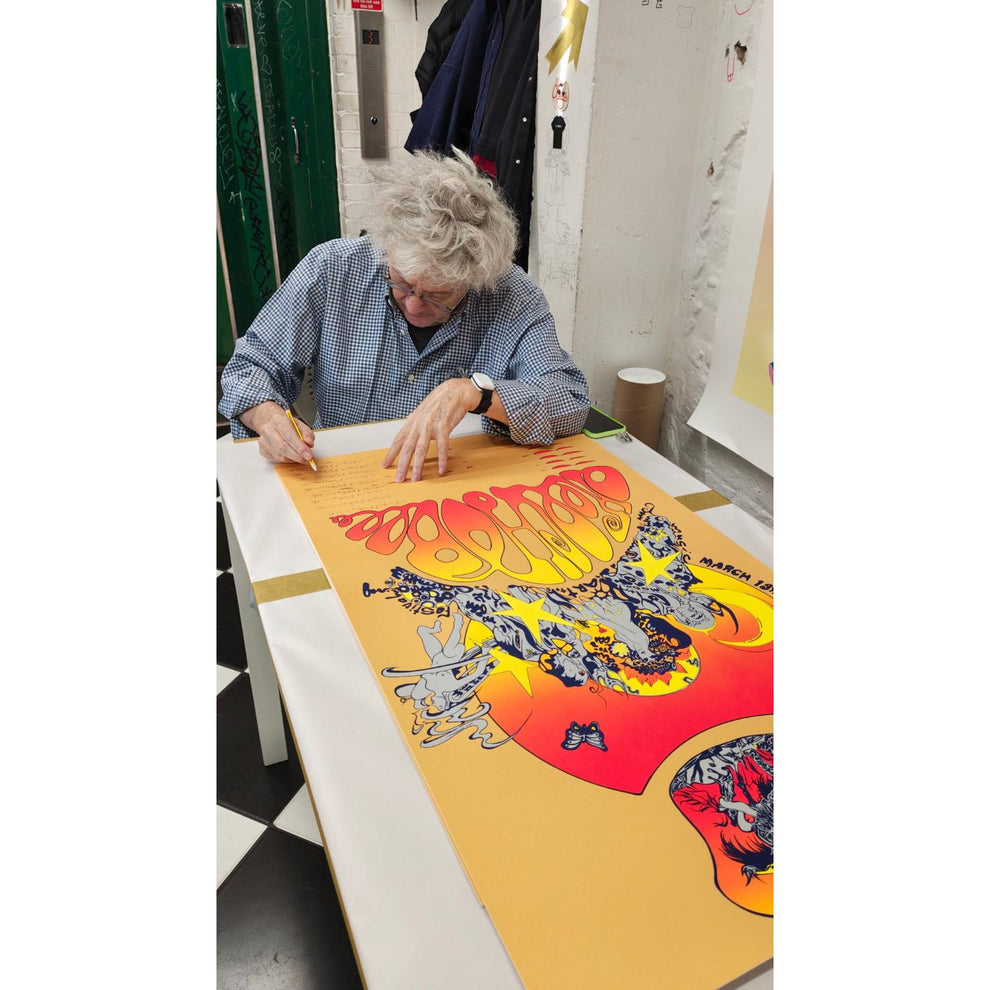 Orange OMF 2026 Poster Art by Nigel Waymouth, Silk Screen Printed and ...
